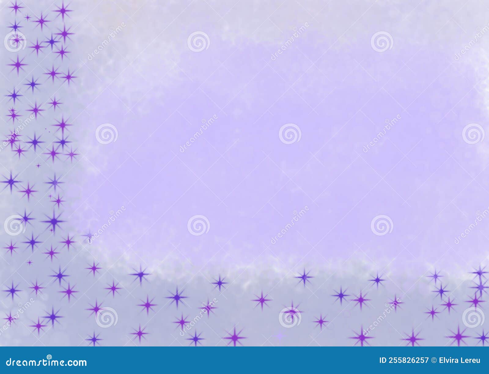 Violet Background with Stars To Create Banner Stock Illustration ...