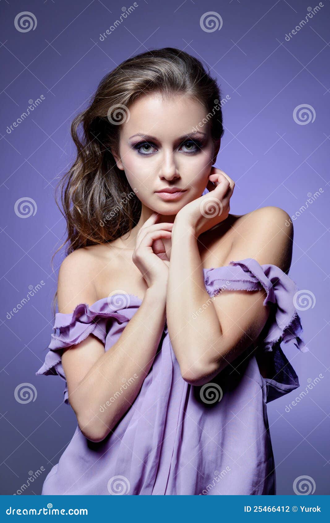 Violet beauty stock photo. Image of luxury, sensual, gorgeous - 25466412