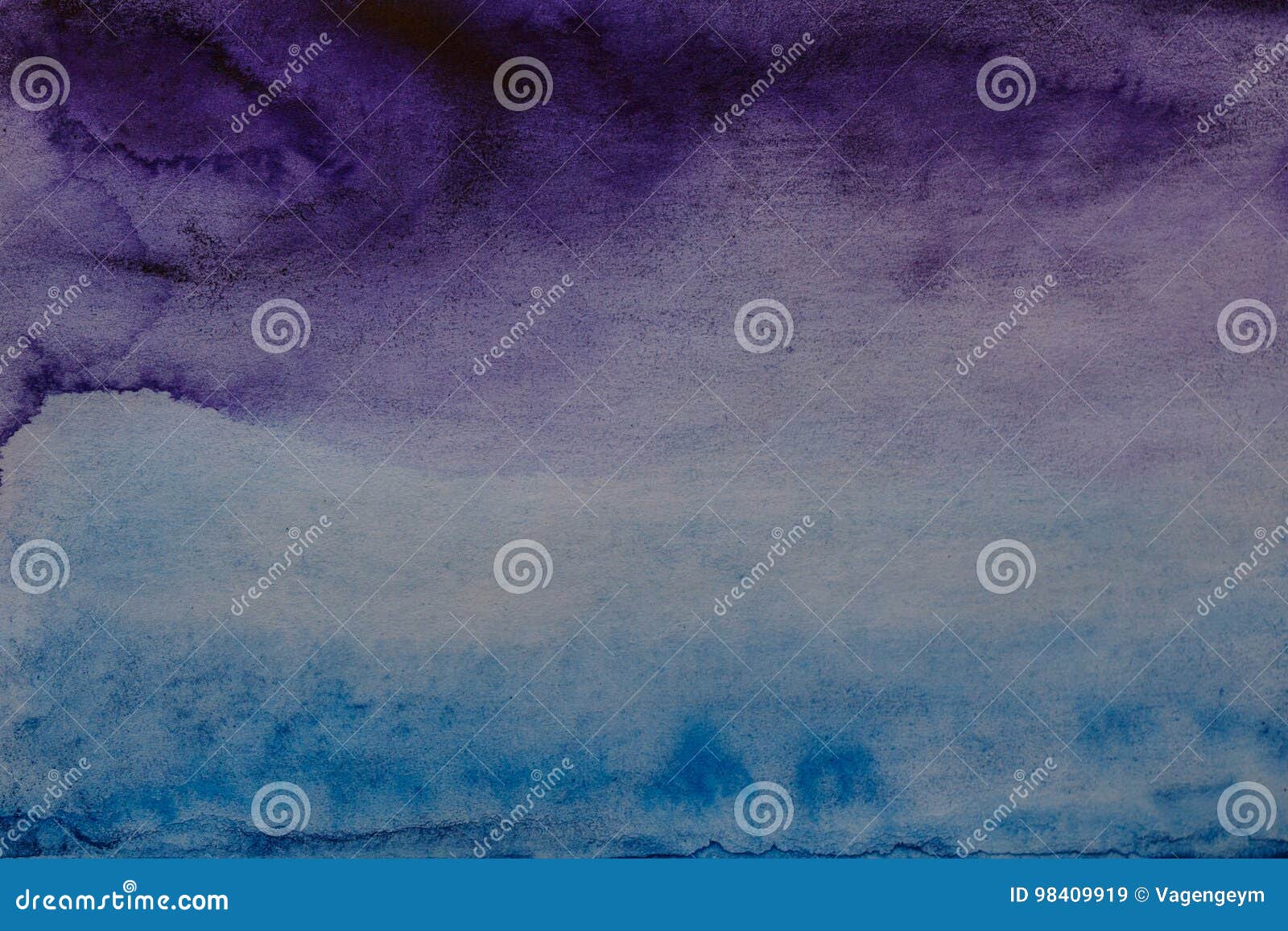 Violet Blue Abstract Watercolor Background Stock Illustration ...
