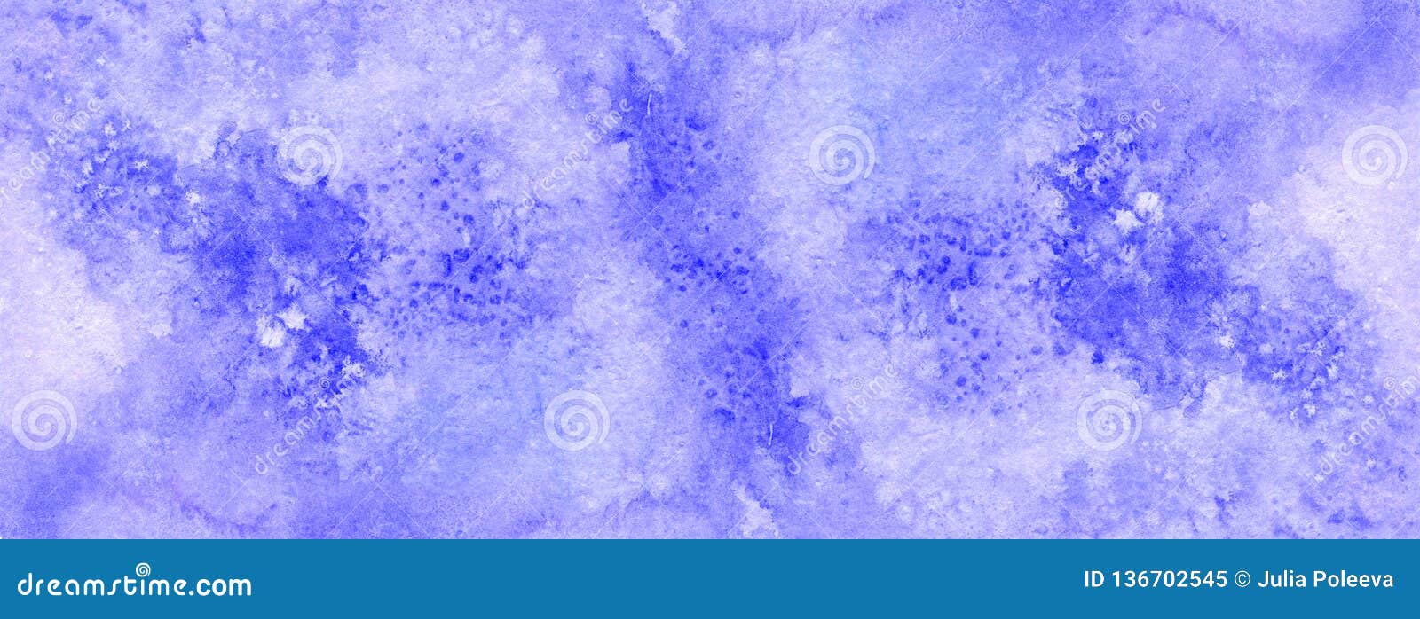 Violet and Blue Abstract Watercolor for Background Stock Image - Image ...