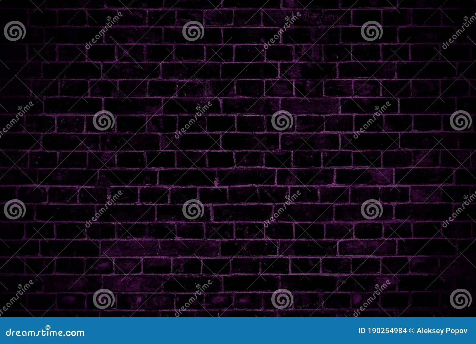 Violet Brick Wall. Loft Interior Design Stock Photo - Image of brick ...