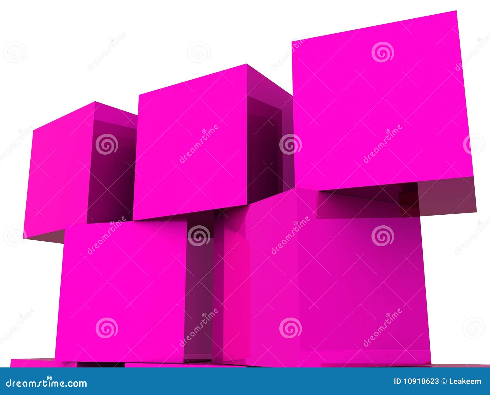 Violet building blocks stock illustration. Illustration of build - 10910623