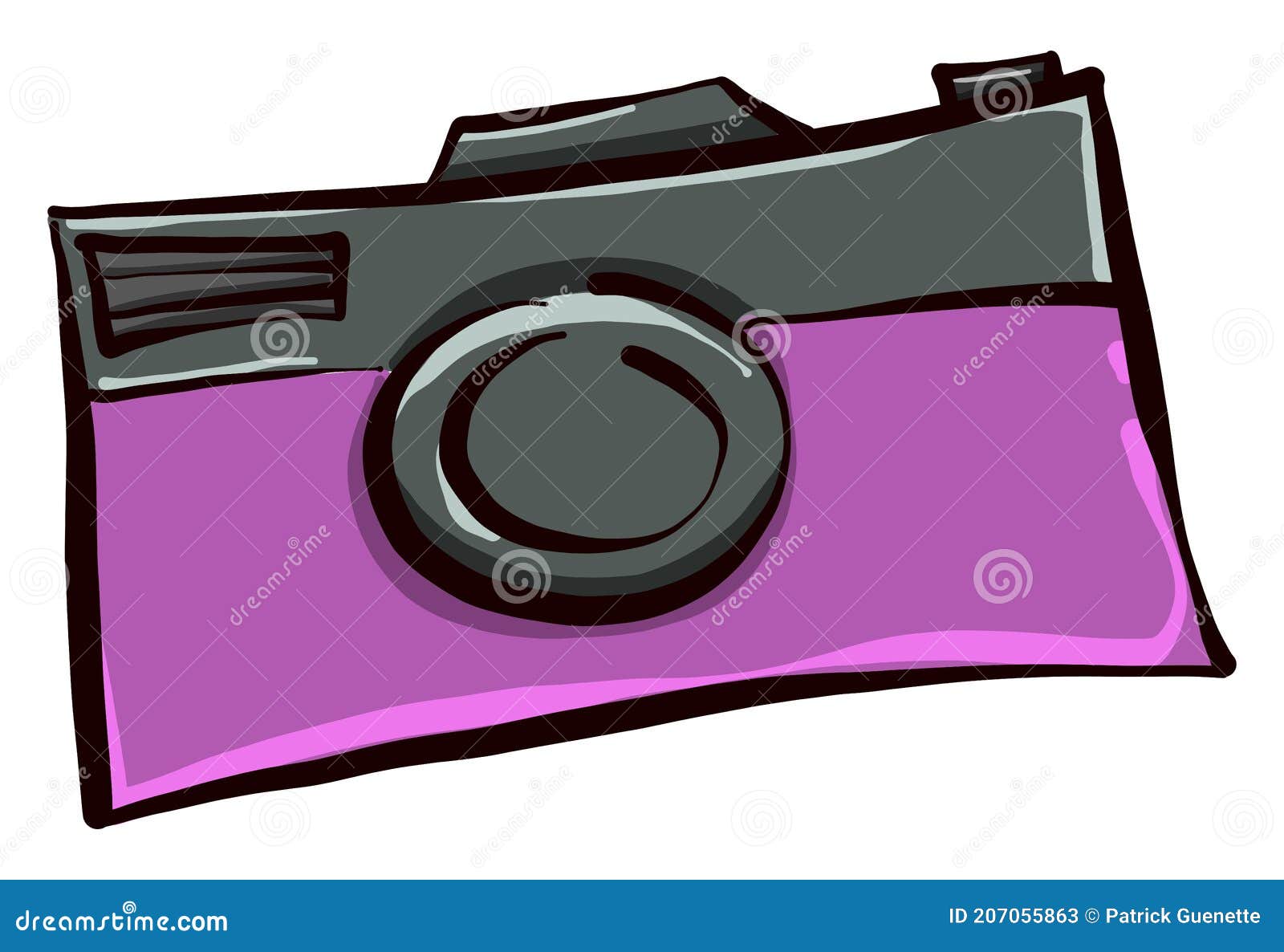 Violet Camera , Illustration, Vector Stock Vector - Illustration of ...