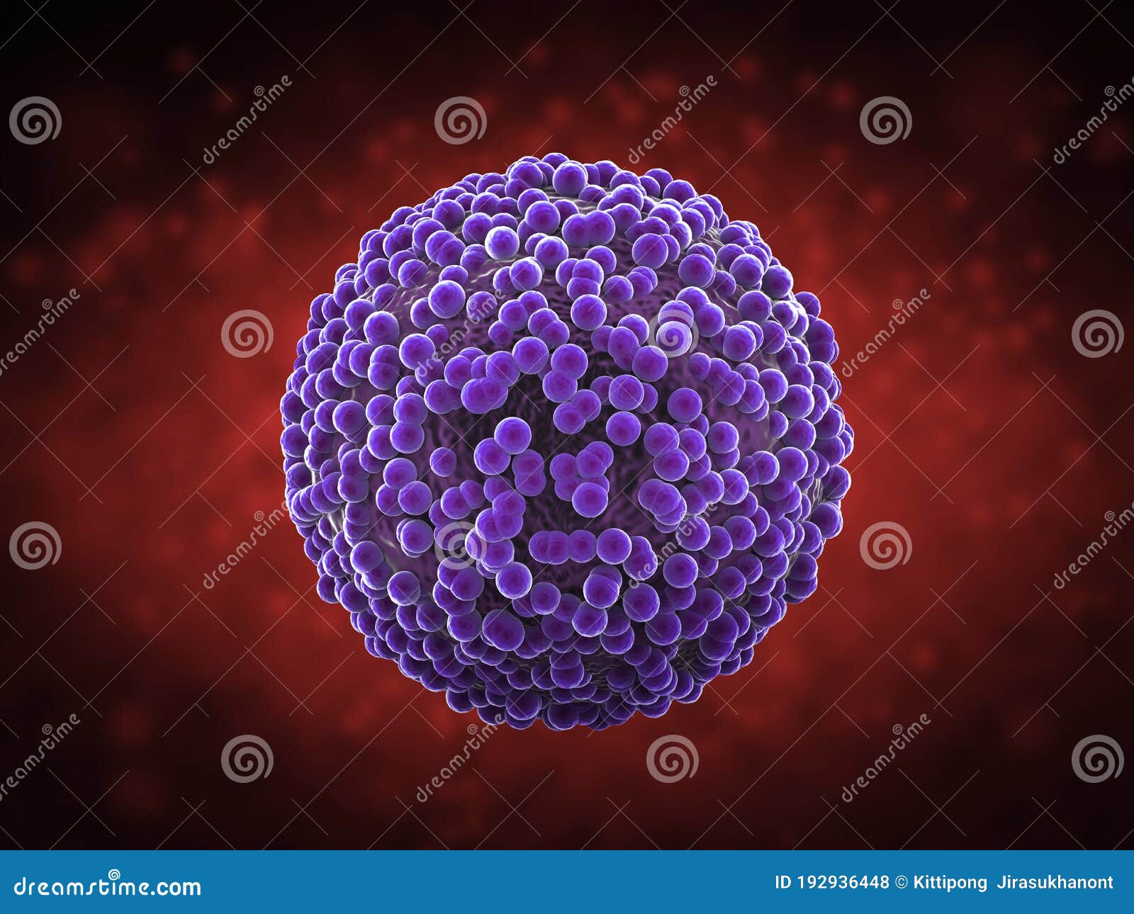Violet cancer cell stock illustration. Illustration of microorganisms ...