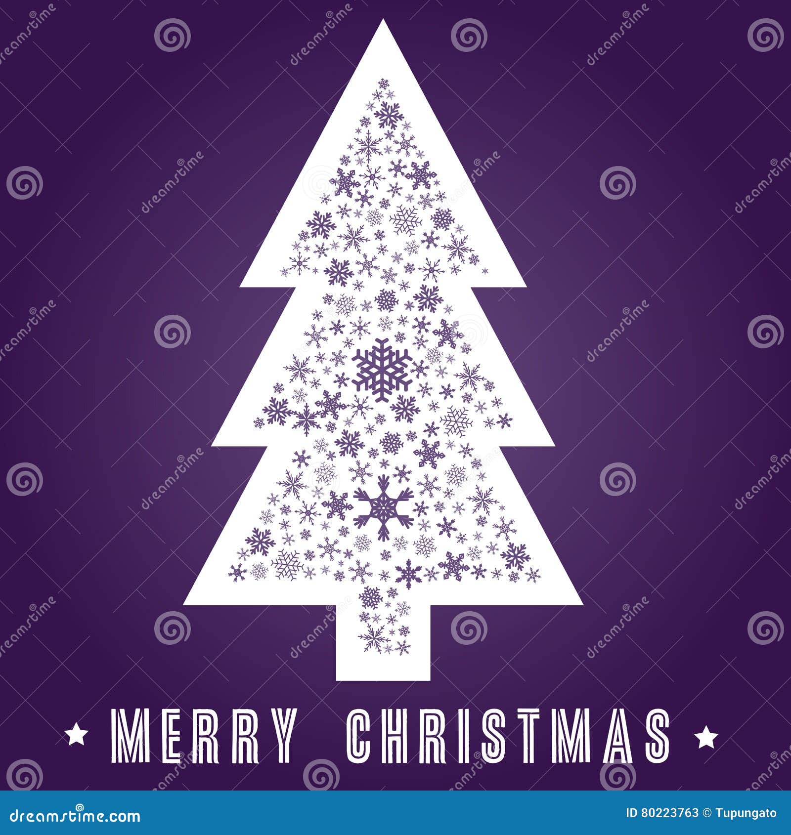Violet christmas card stock vector. Illustration of decoration - 80223763
