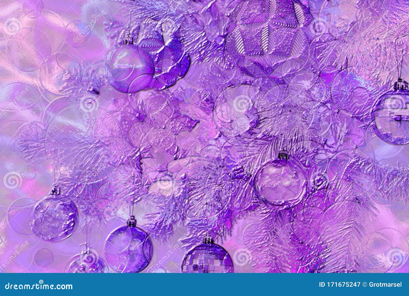 Violet Christmas Holidays Background. Abstract Relief Christmas Pattern ...