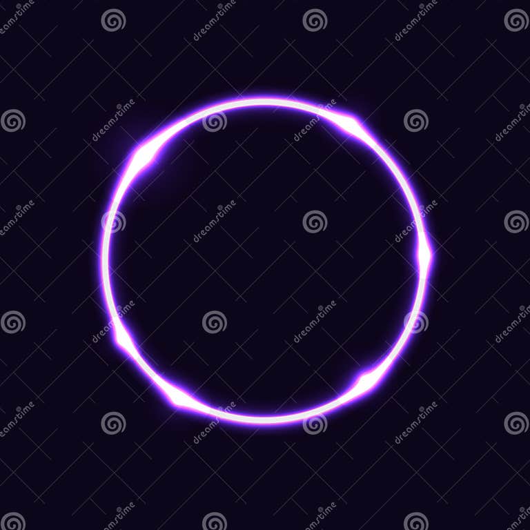 Violet Circle Effect Background Stock Vector - Illustration of laser ...