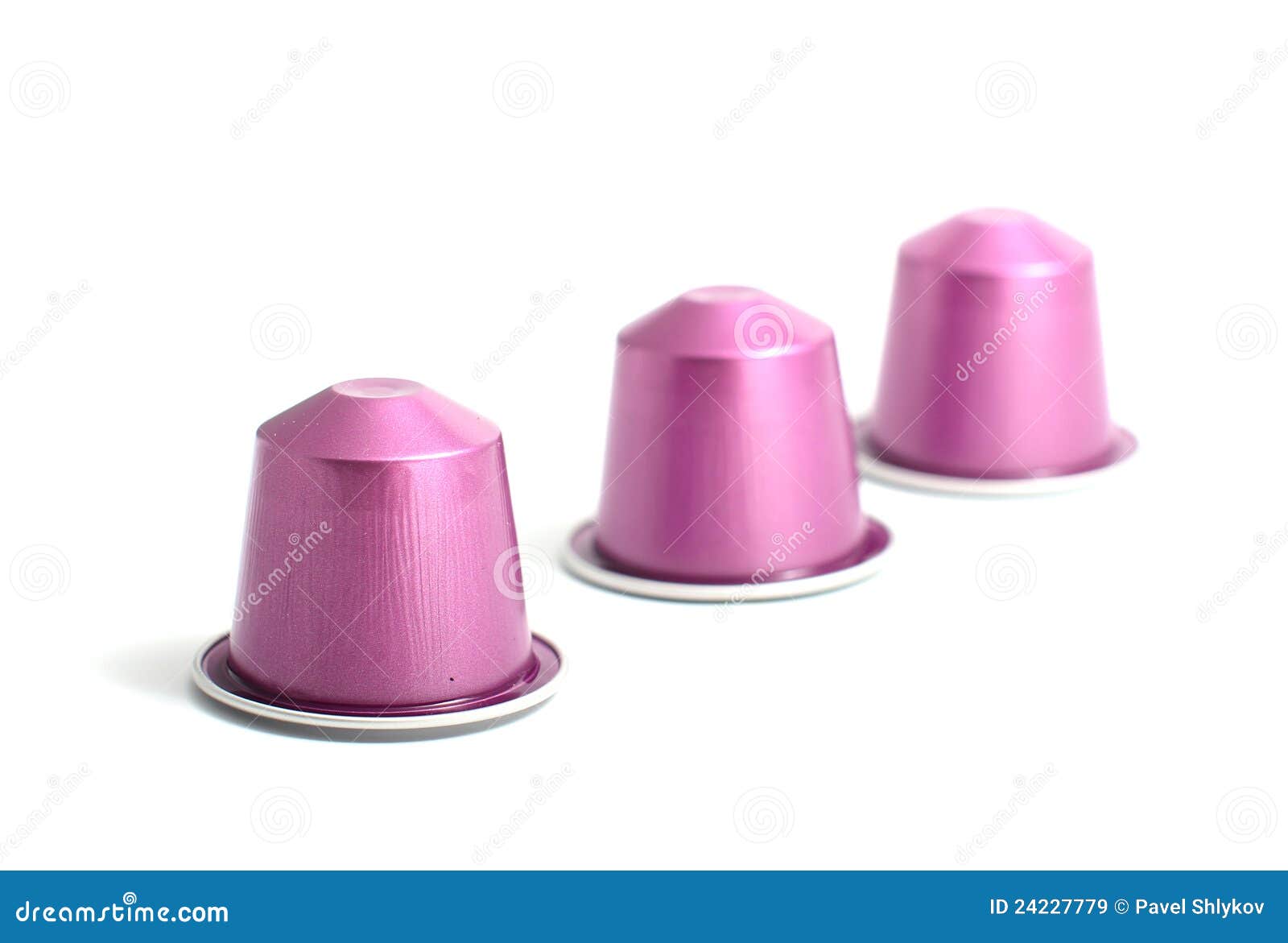 Violet coffee capsules stock image. Image of black, coffee - 24227779
