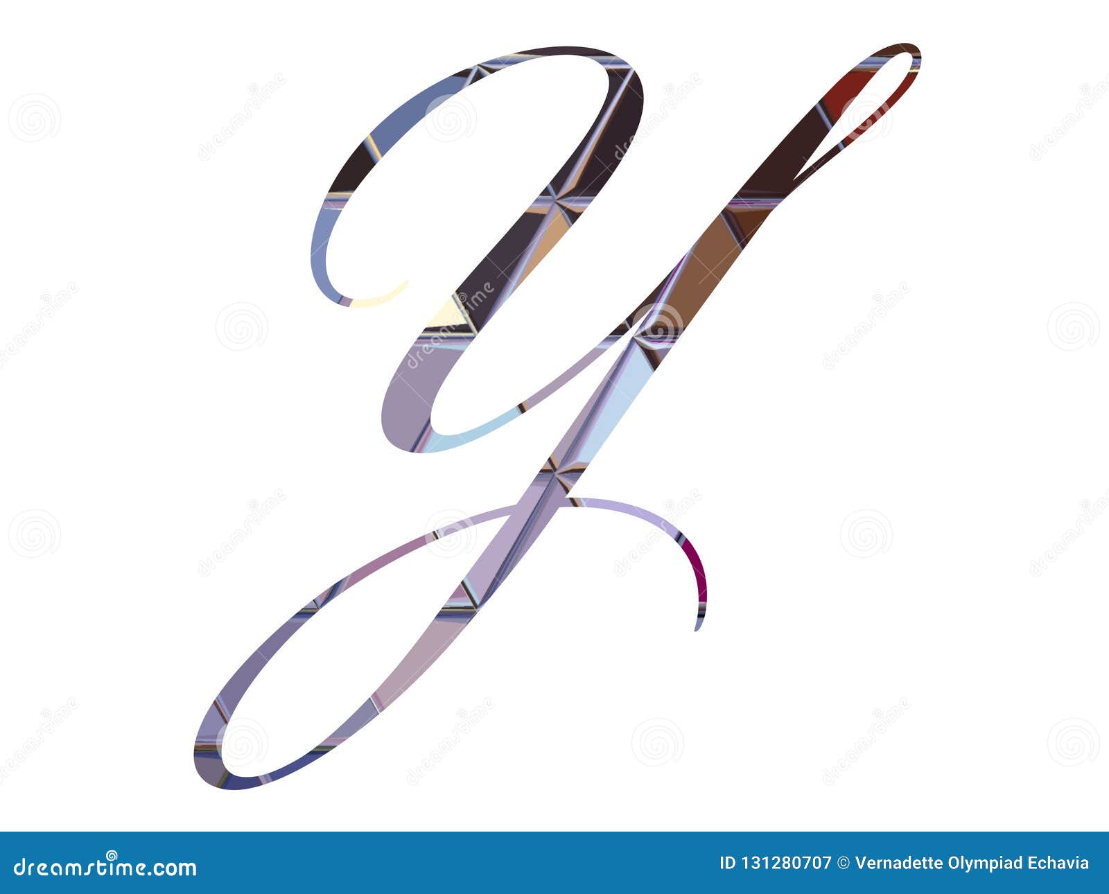 Violet Colored Letter Y Logo Icon Stock Illustration - Illustration of ...