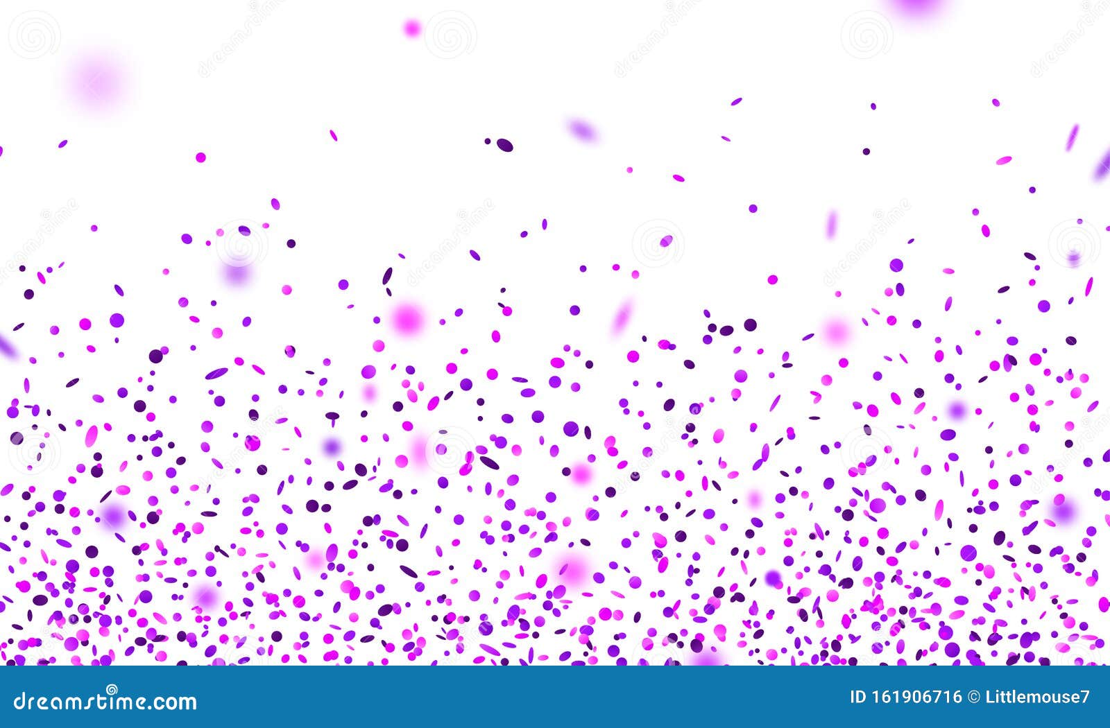 Purple Flying Confetti. Holiday Background Stock Vector - Illustration ...