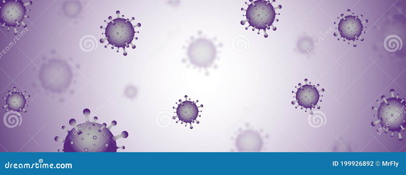 Violet Corona Virus Cells Background, Vector Image Stock Vector ...