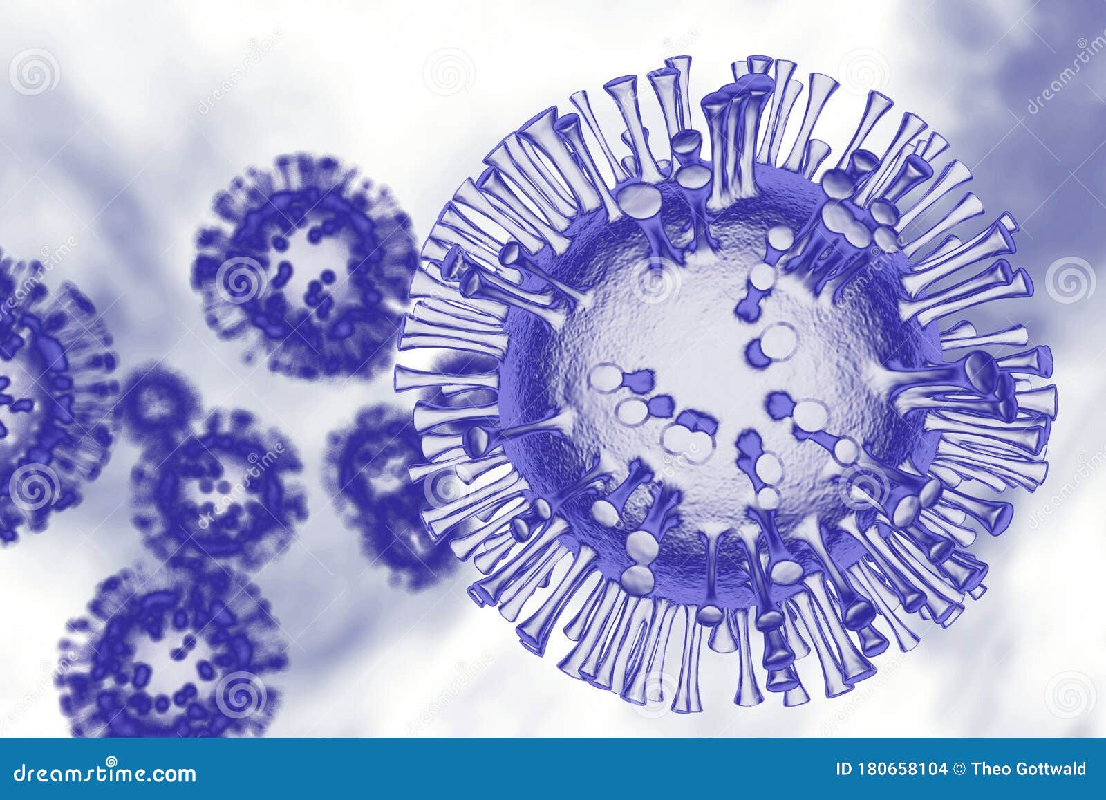 Coronavirus Cell Structures And Anatomy. Labeled With Morphology Of ...