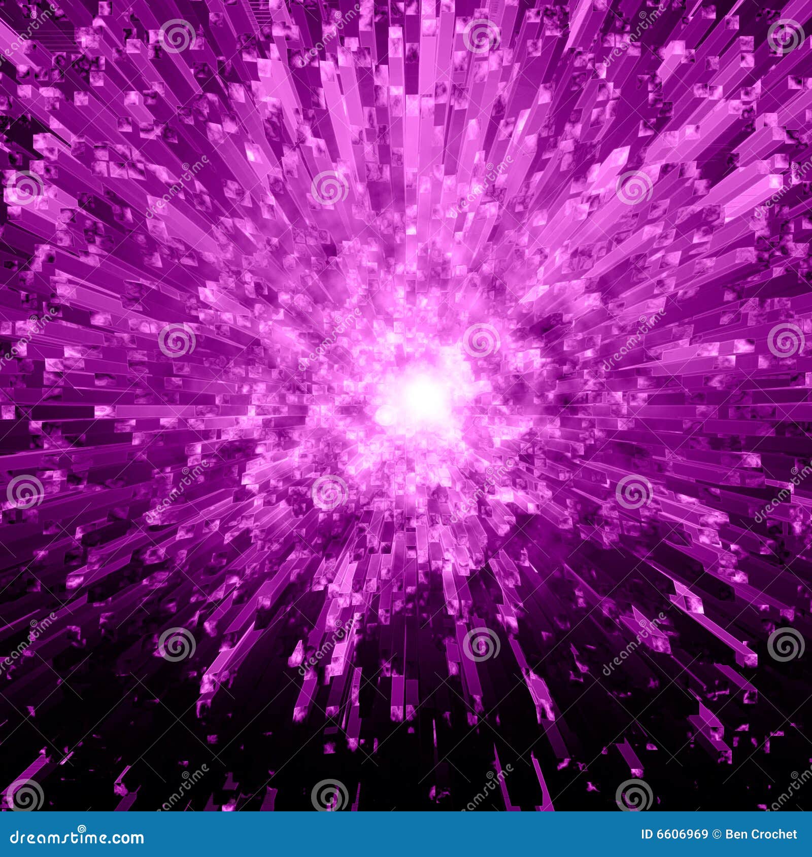 Violet Crystal Explosion stock illustration. Illustration of blurred ...