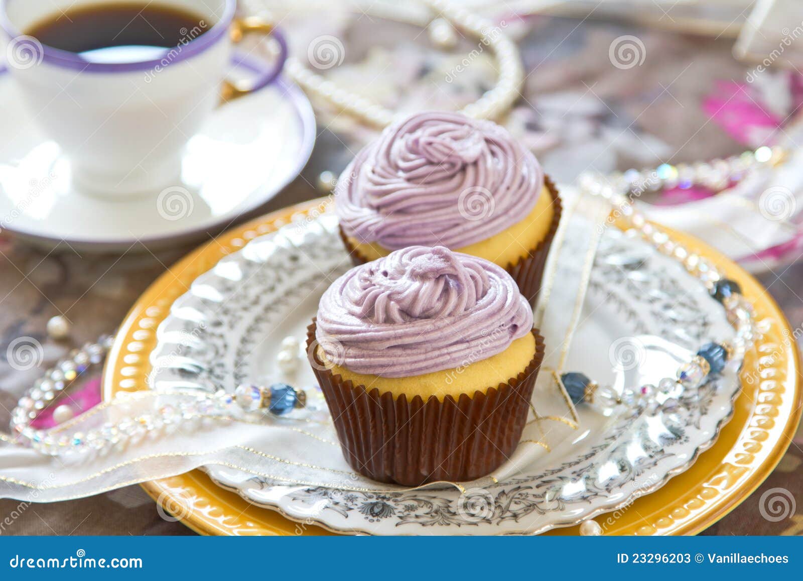 Violet cupcake stock image. Image of purple, colorful - 23296203