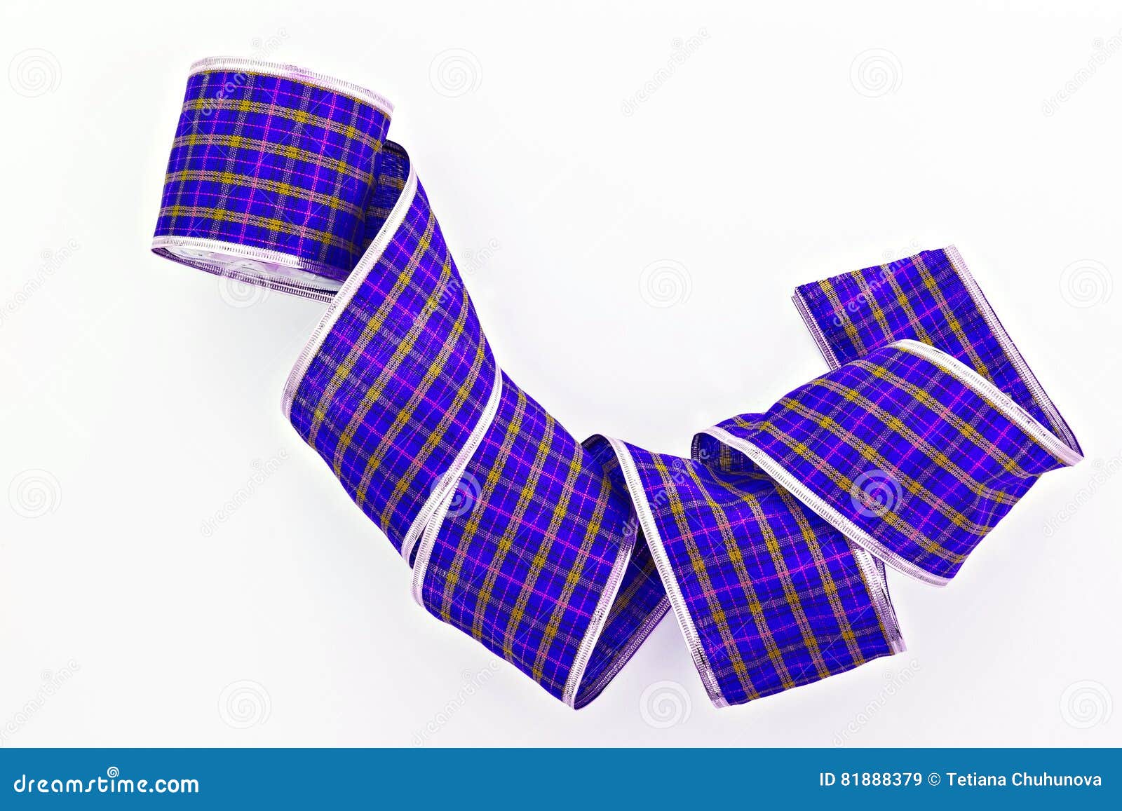 Violet Decorative Wrapping Tape Isolated in a Cage Stock Image - Image ...