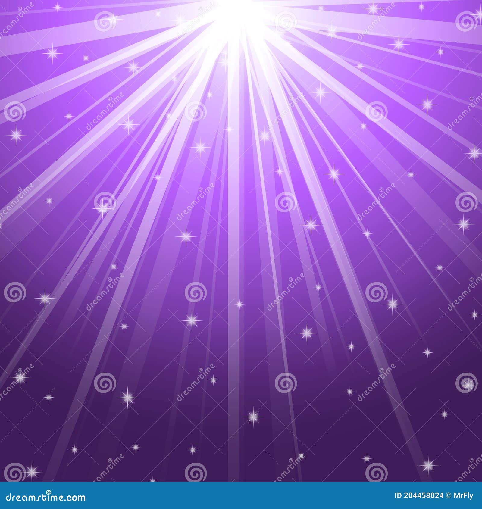 Violet Fading Background with Stars, Vector Illustration Stock Vector ...