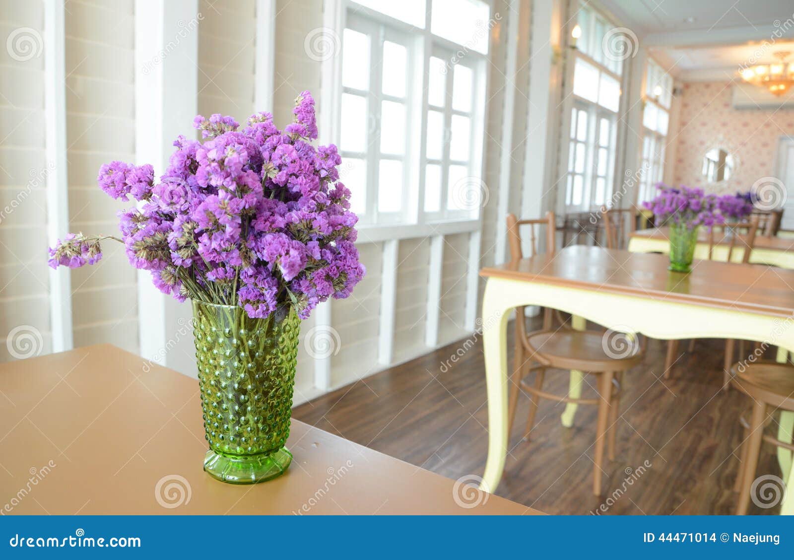 Violet flower in vase stock photo. Image of champagne - 44471014