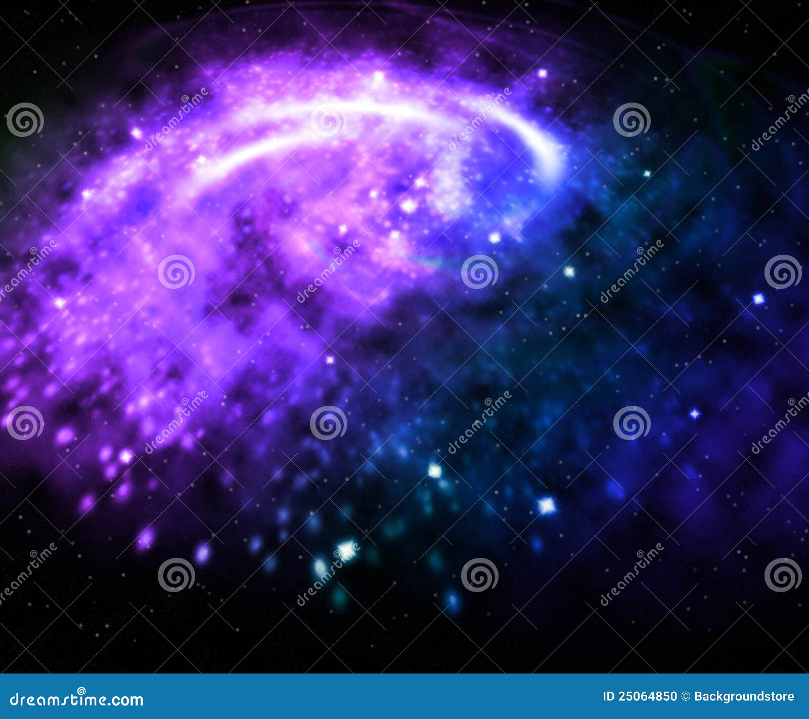 Violet Galaxy Background stock illustration. Illustration of andromeda ...
