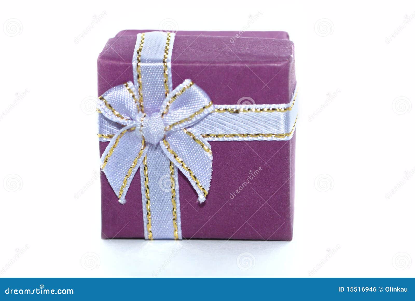 Violet gift box stock photo. Image of ornament, retail - 15516946