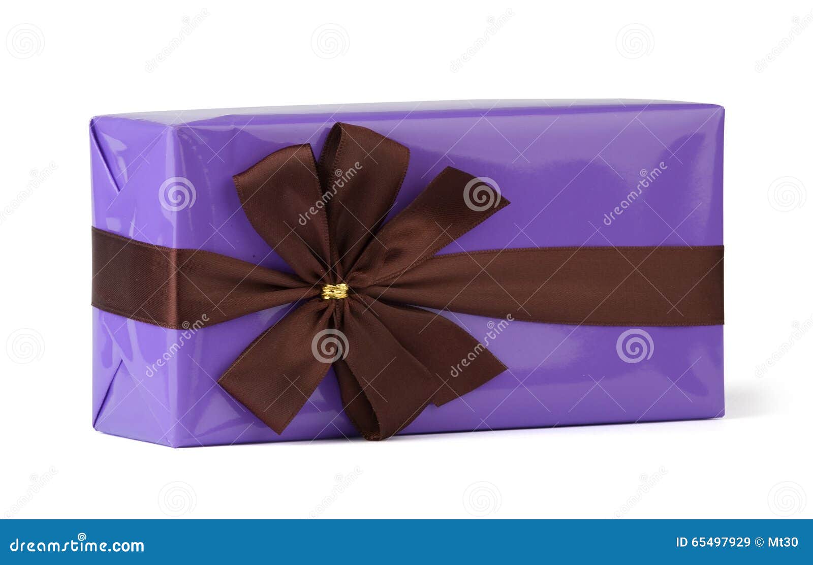Violet gift box stock image. Image of brown, shopping - 65497929