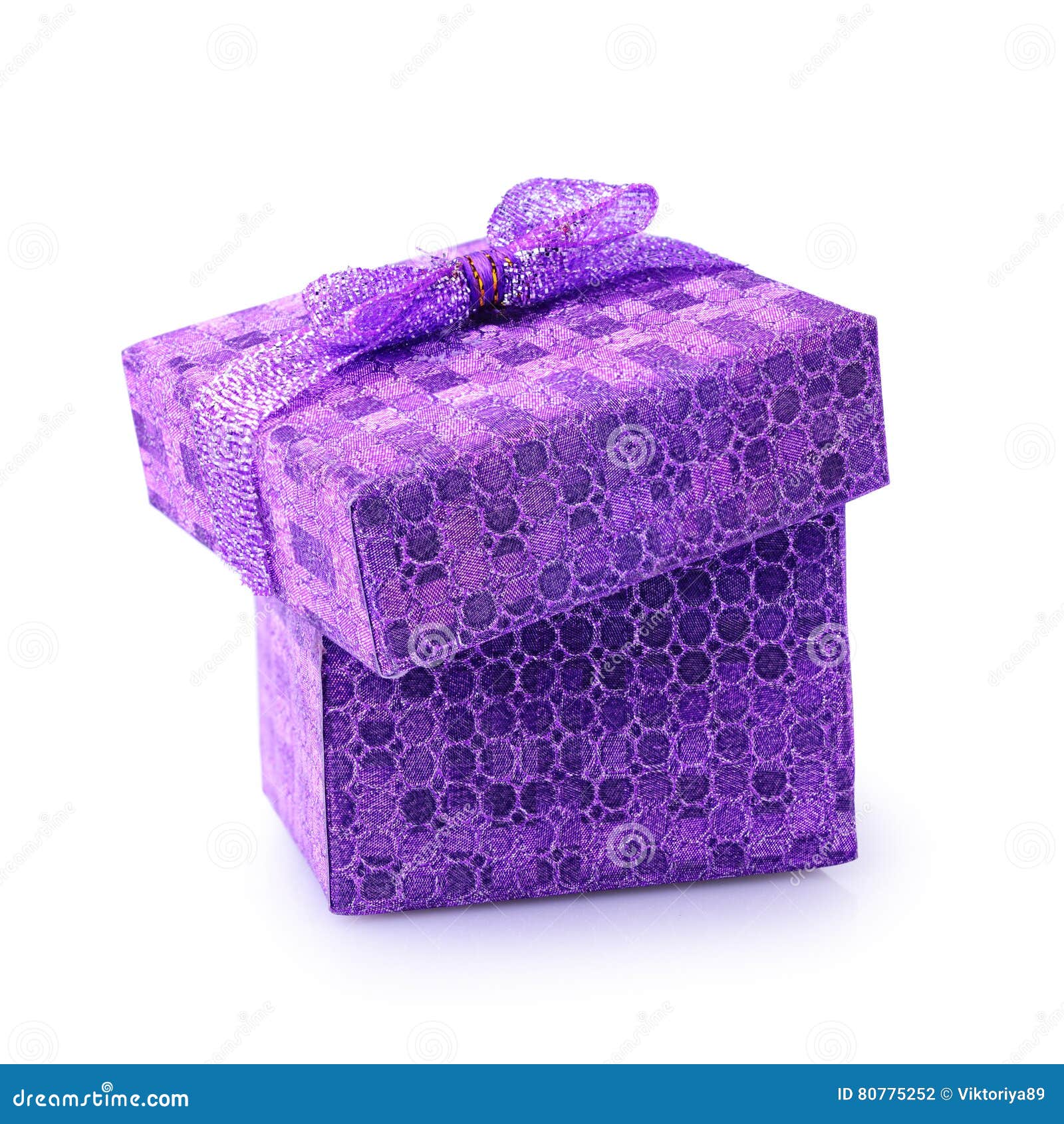 Violet gift box stock photo. Image of surprise, satin - 80775252