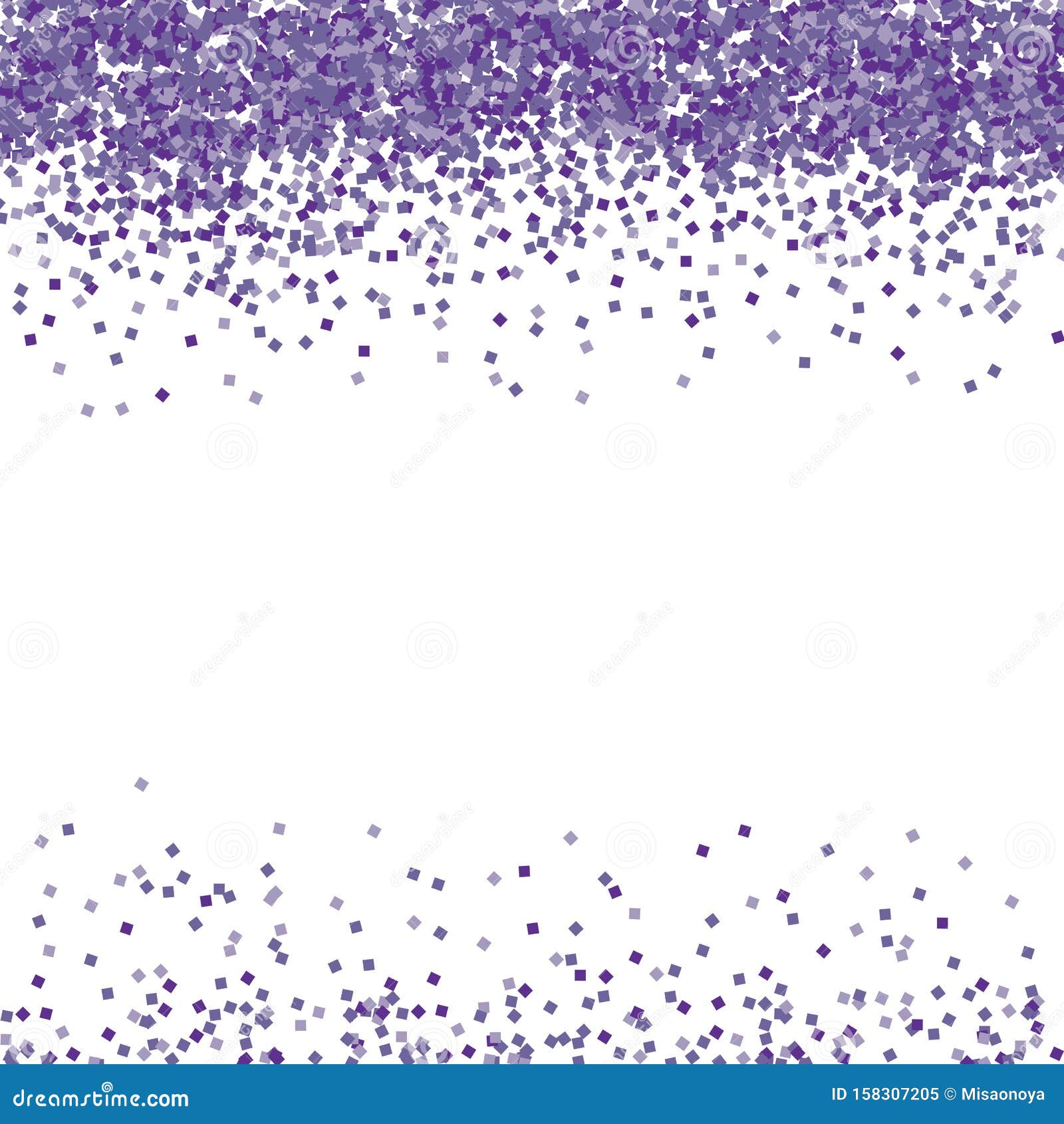 Violet Glitter Material Scattered White Background Stock Vector ...
