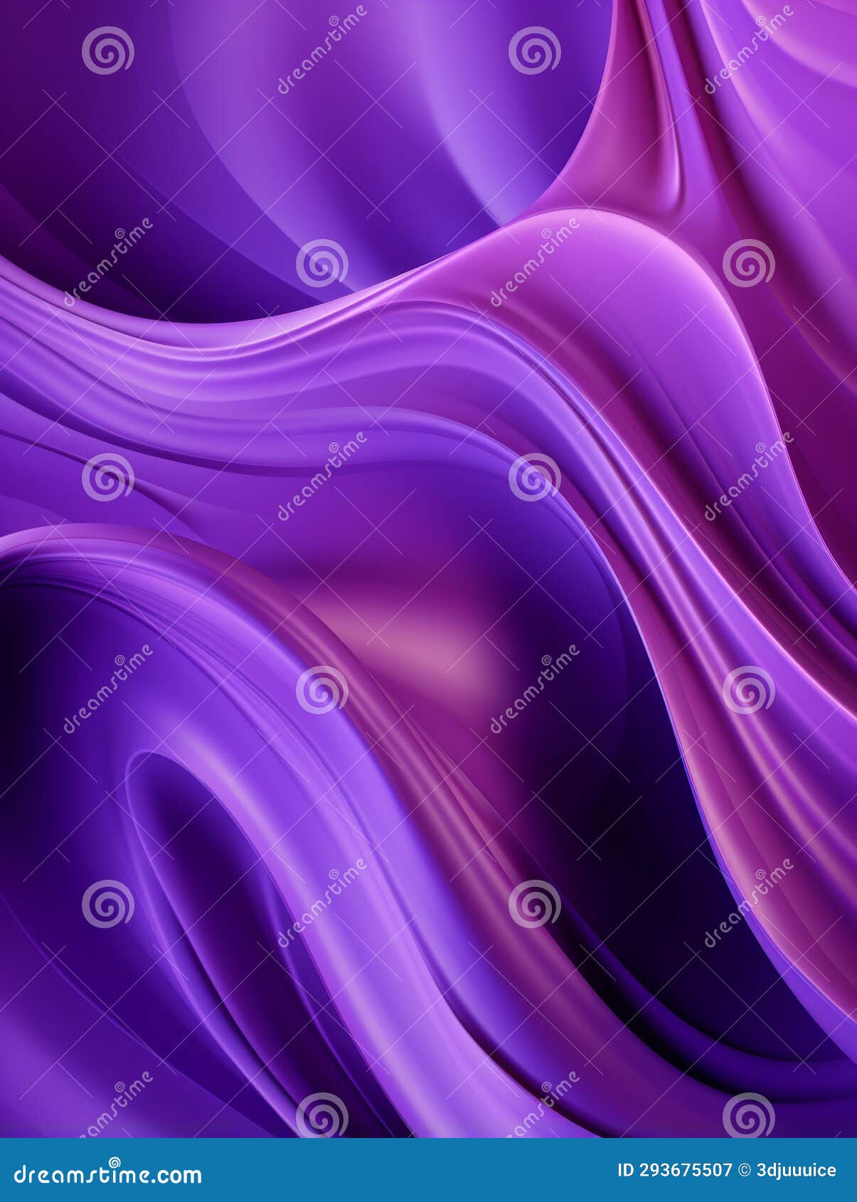 Violet Glossy Surface Creative Abstract Wavy Texture. Stock ...