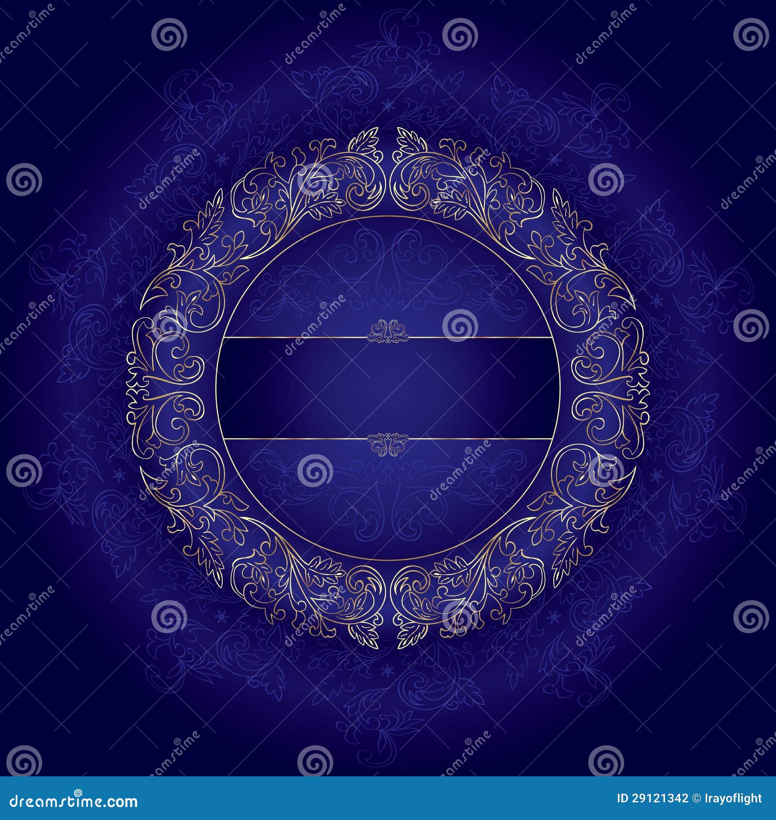 Violet Gold Floral Vintage Seamless Pattern Stock Vector - Illustration ...