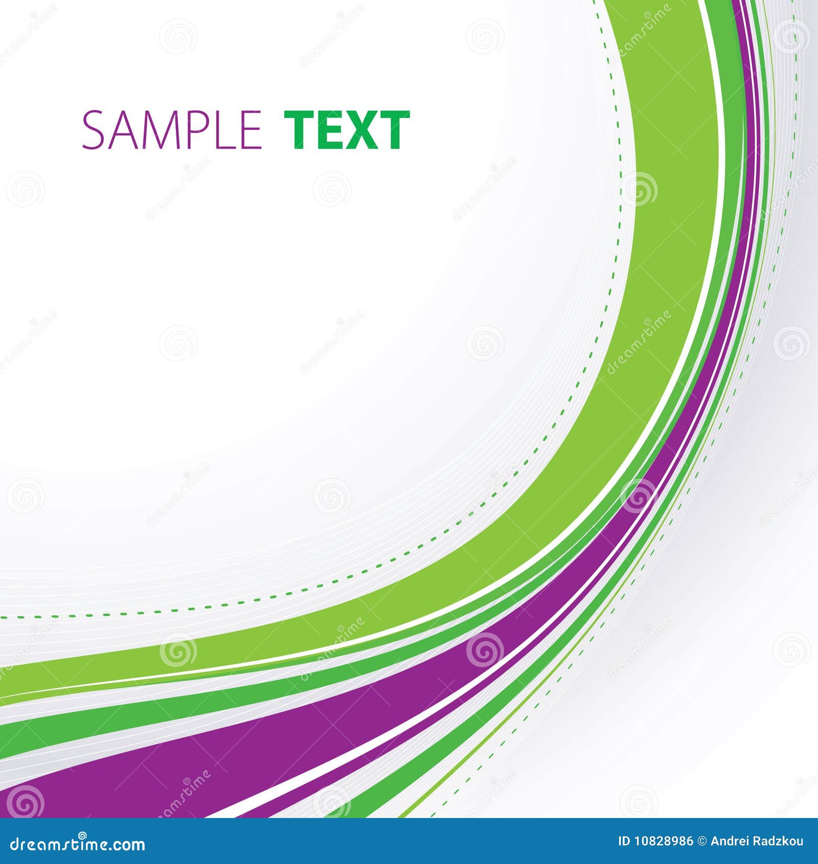 Violet and Green Abstract Wave Stock Vector - Illustration of copy ...