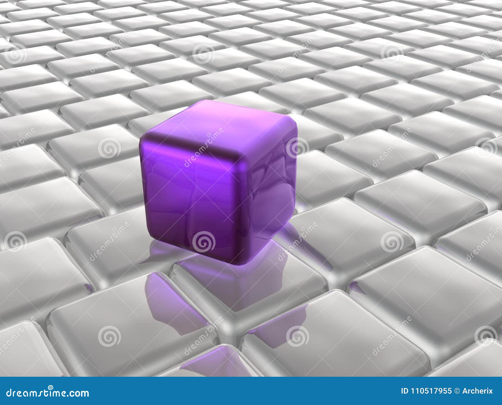 Violet and grey cubes stock illustration. Illustration of central ...
