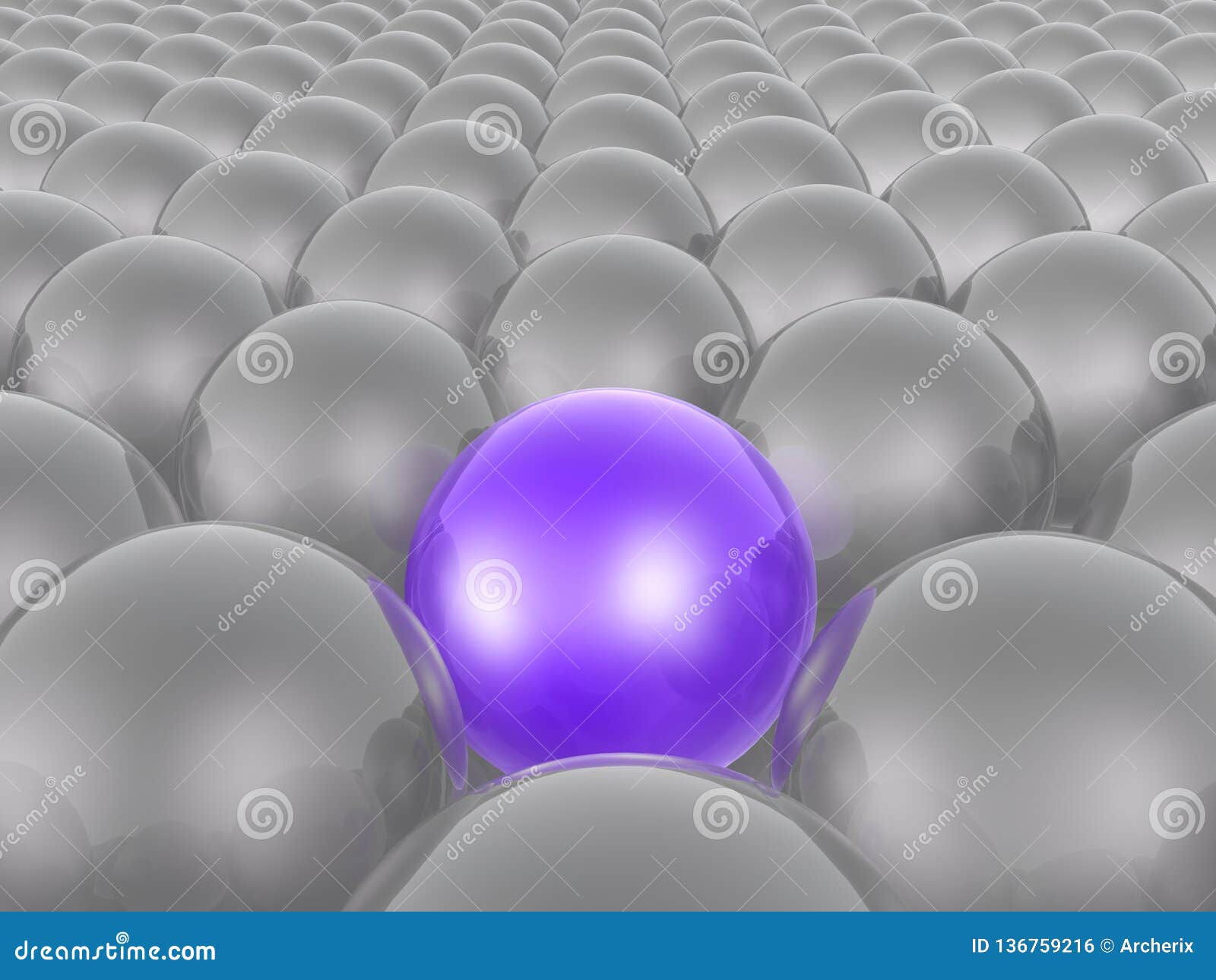 Violet and grey spheres stock illustration. Illustration of sphere ...