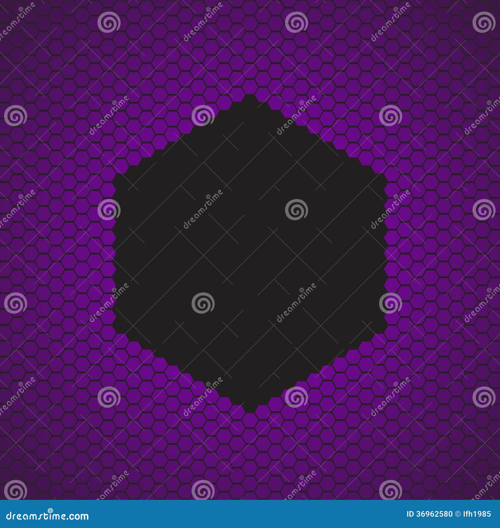 Violet Hexagon Abstract Stories Background. Hexagon Pattern Vector ...