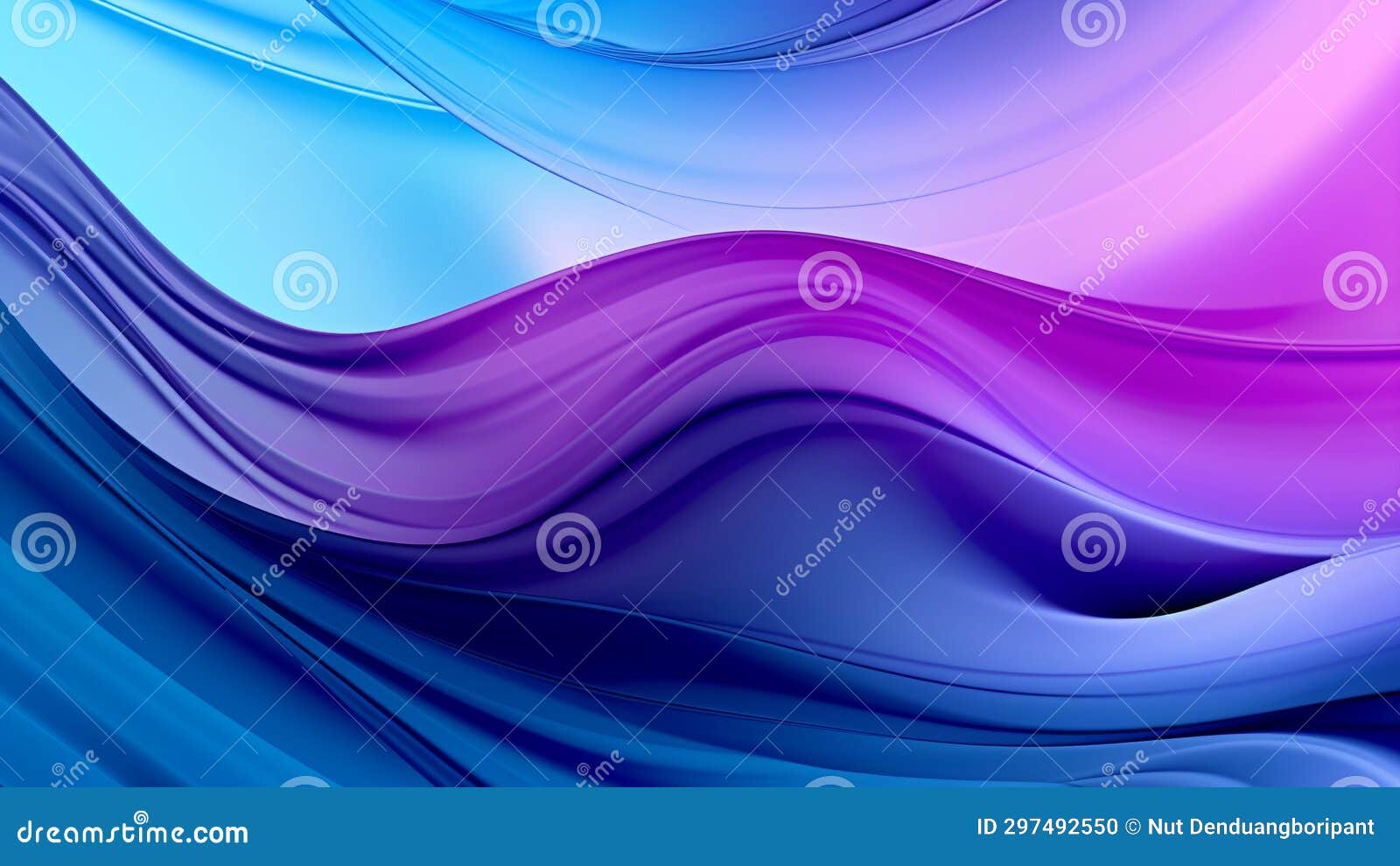 Violet and Indigo Fluid Color Waves Abstract Pattern Designs Stock ...