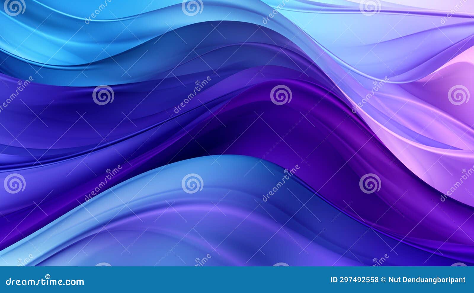 Violet and Indigo Fluid Color Waves Abstract Pattern Designs Stock ...