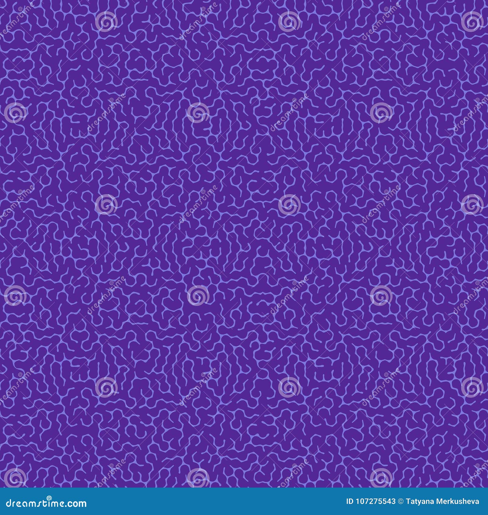 Irregular Seamless Patten With White And Blue Elements. Drawn Endless ...