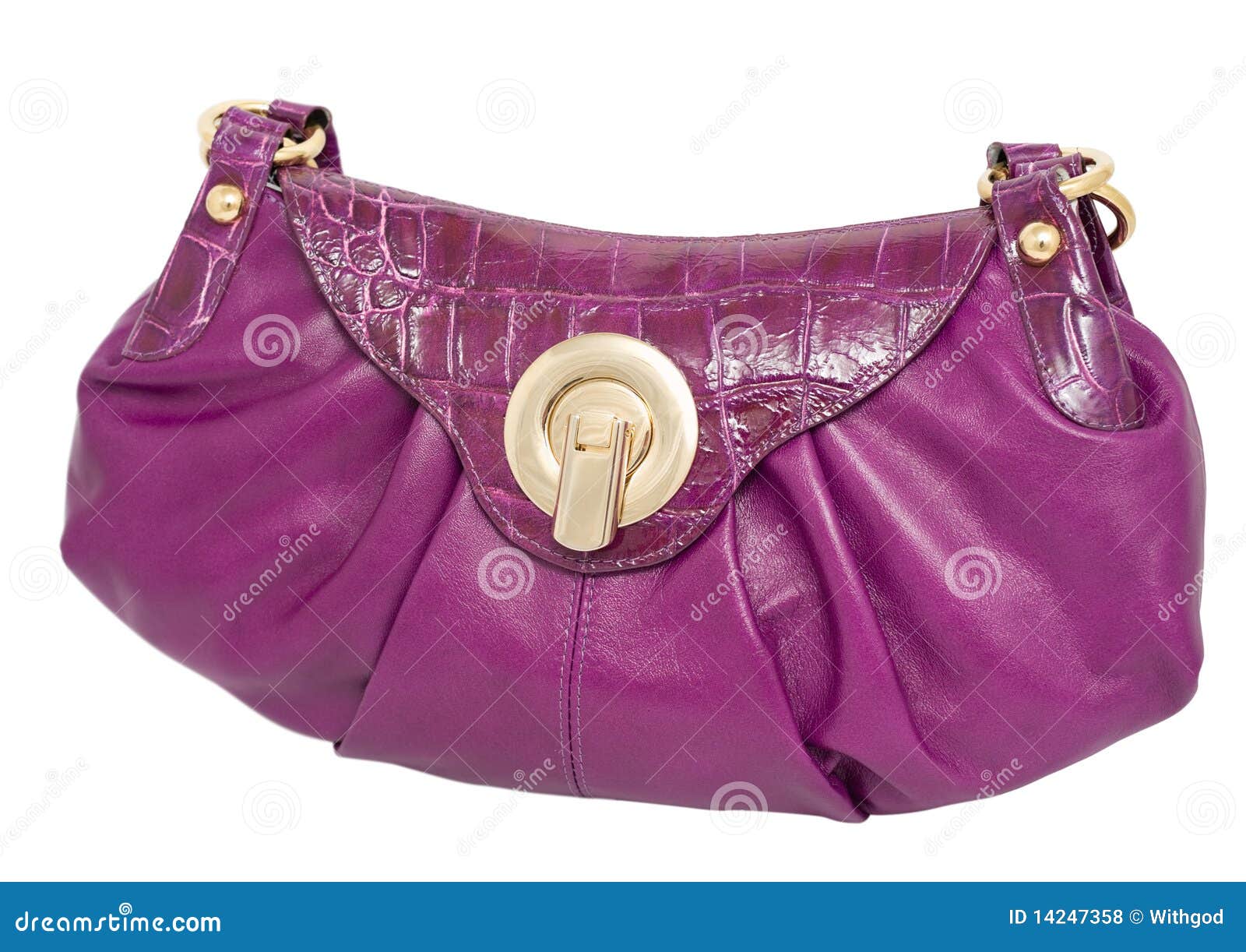Violet ladies handbag stock photo. Image of refined, fastener - 14247358
