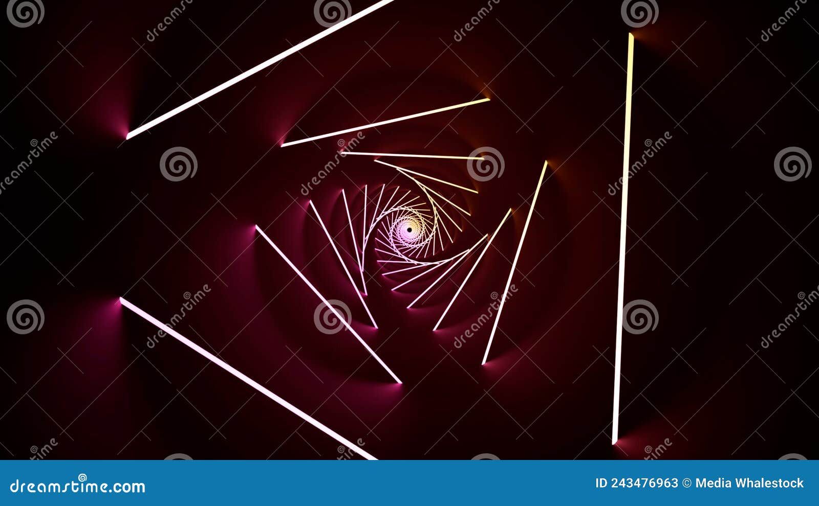 Violet Large Triangles with Bright Illumination. Design Stock ...