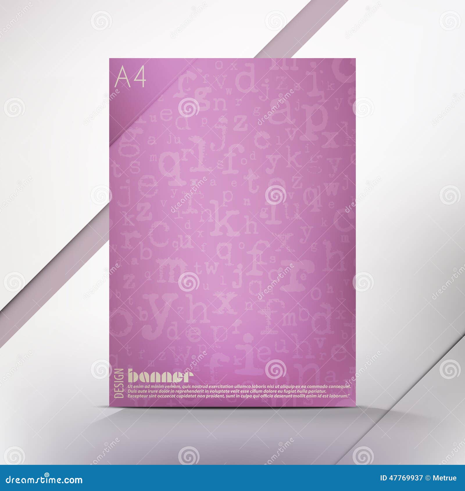 Violet letters stock vector. Illustration of format, banner - 47769937