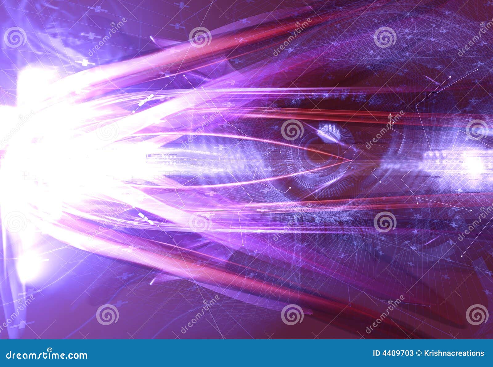 Violet light stock illustration. Illustration of generated - 4409703