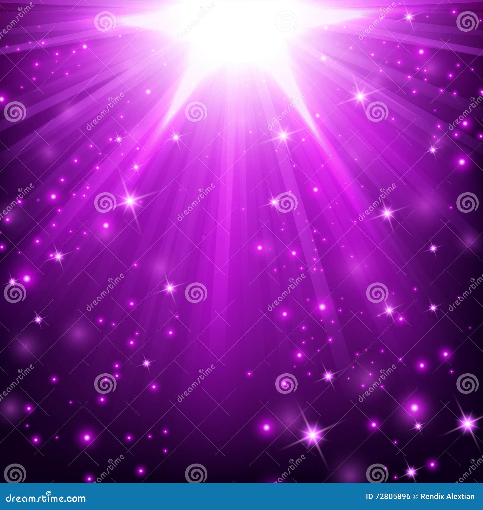Violet Lights Shining with Sprinkles Stock Vector - Illustration of ...