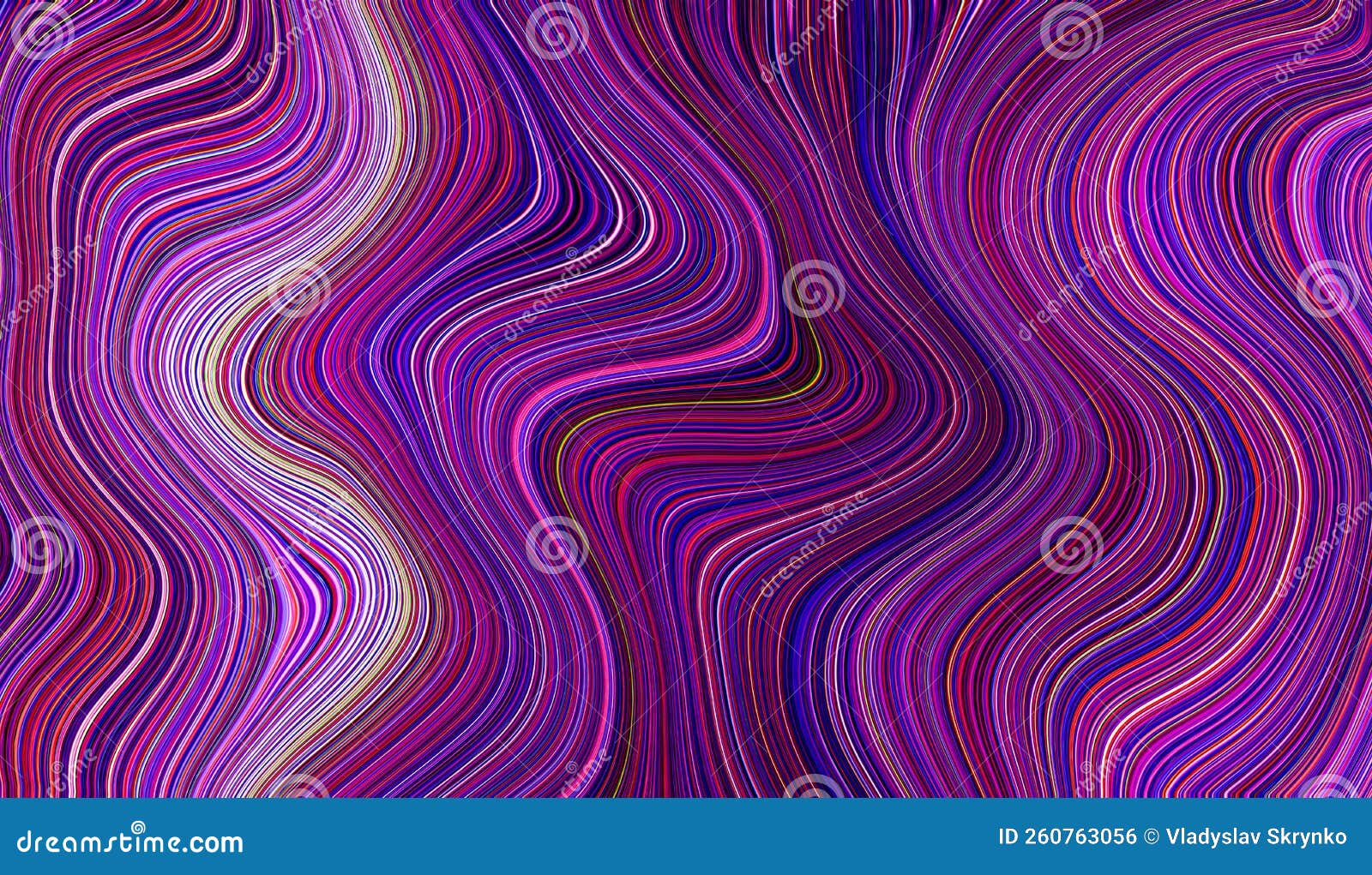 Violet Linear Background. Wave Texture Cartoon Vector | CartoonDealer ...