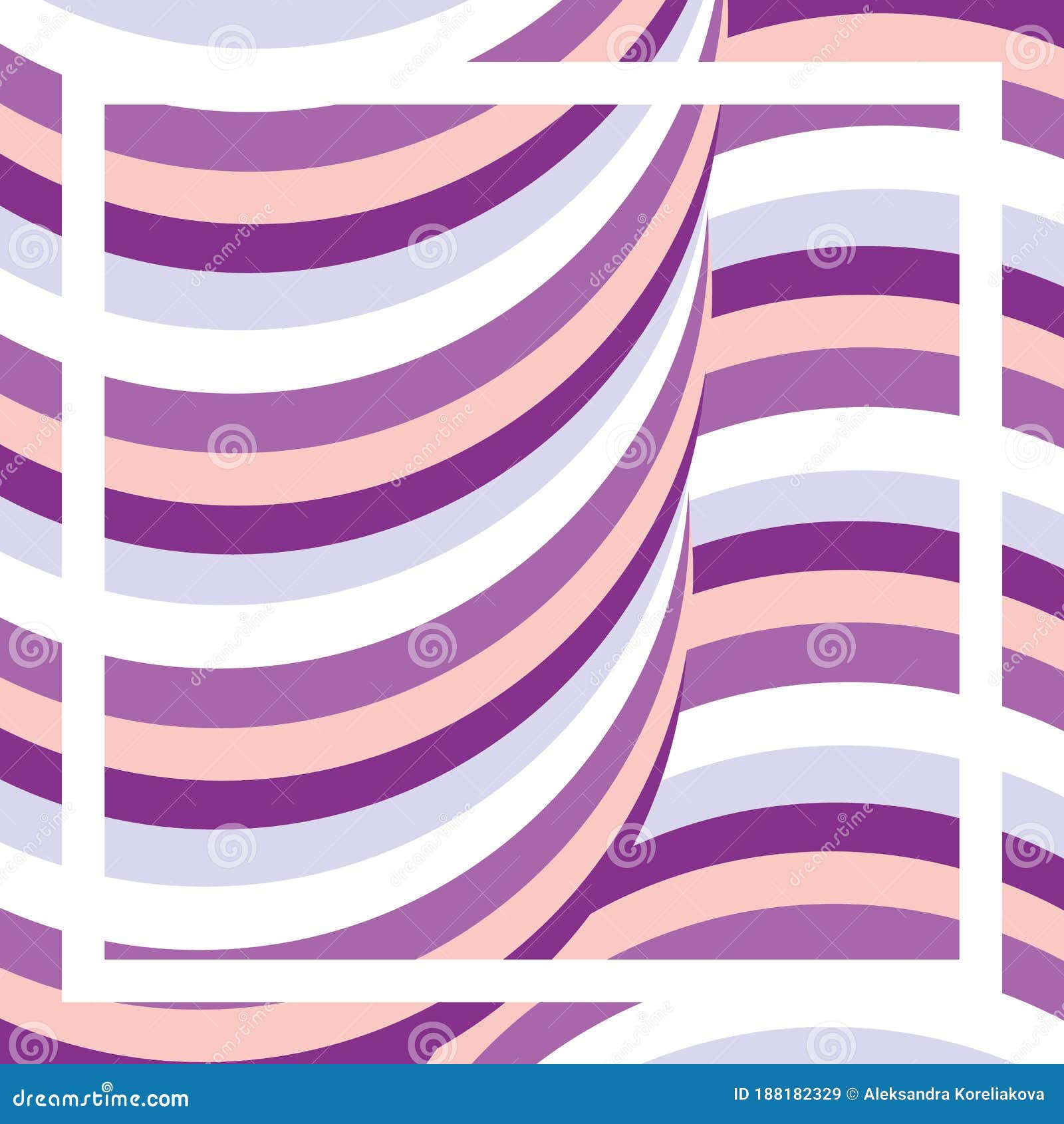Violet Linear Background. Wave Texture Cartoon Vector | CartoonDealer ...