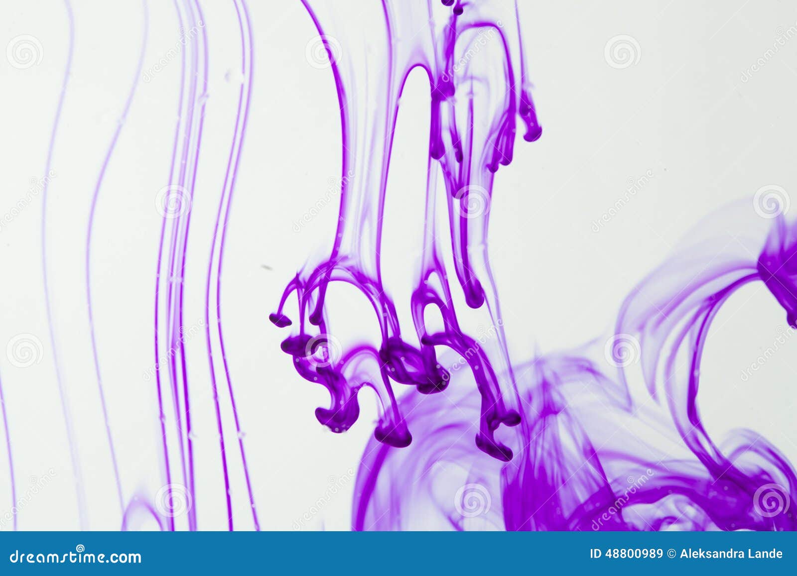 Violet liquid in water stock image. Image of flame, dynamic - 48800989