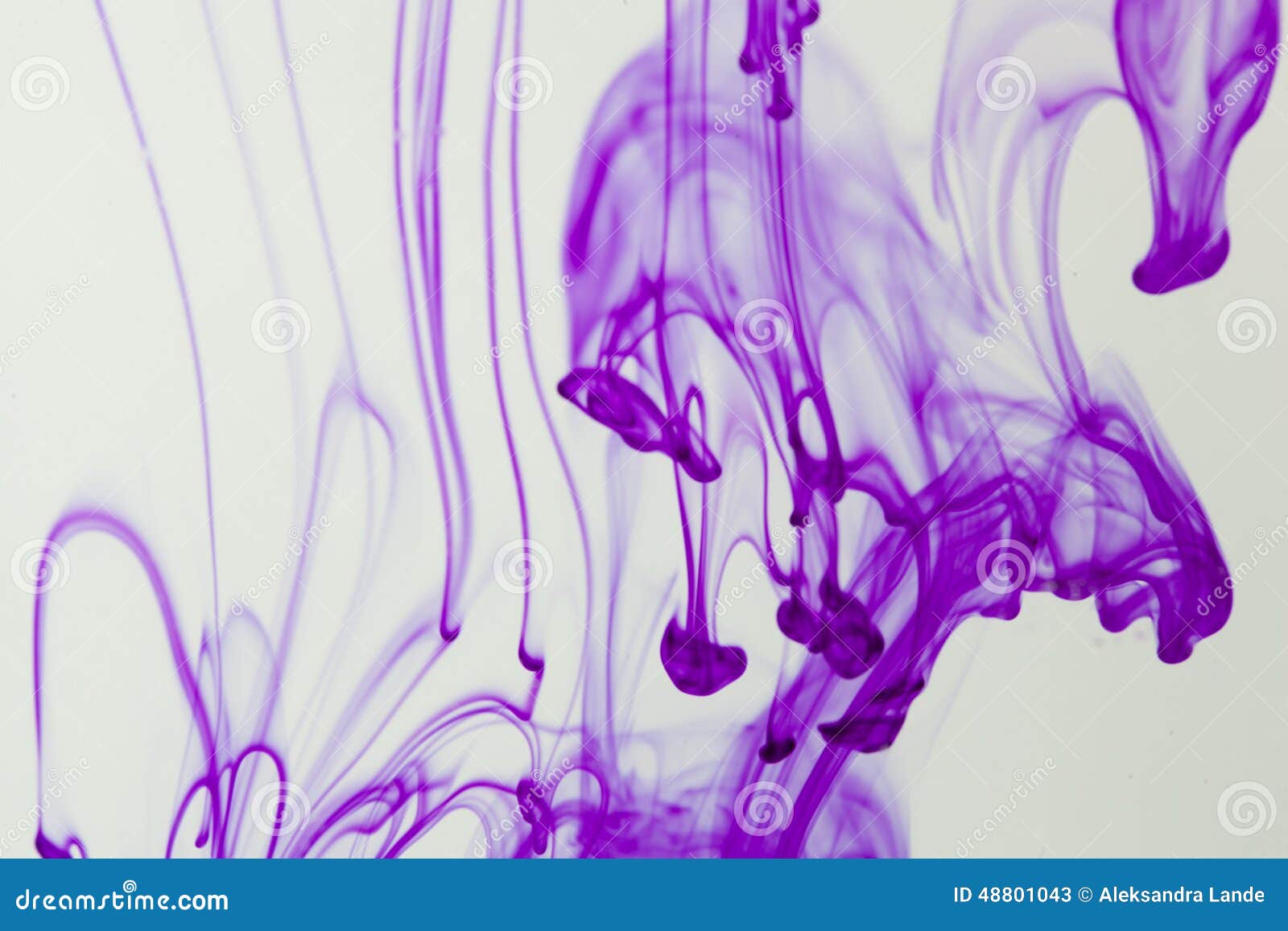 Violet liquid in water stock image. Image of chemical - 48801043