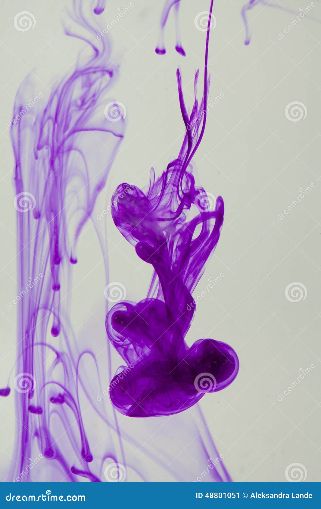 Violet liquid in water stock image. Image of inject, background - 48801051