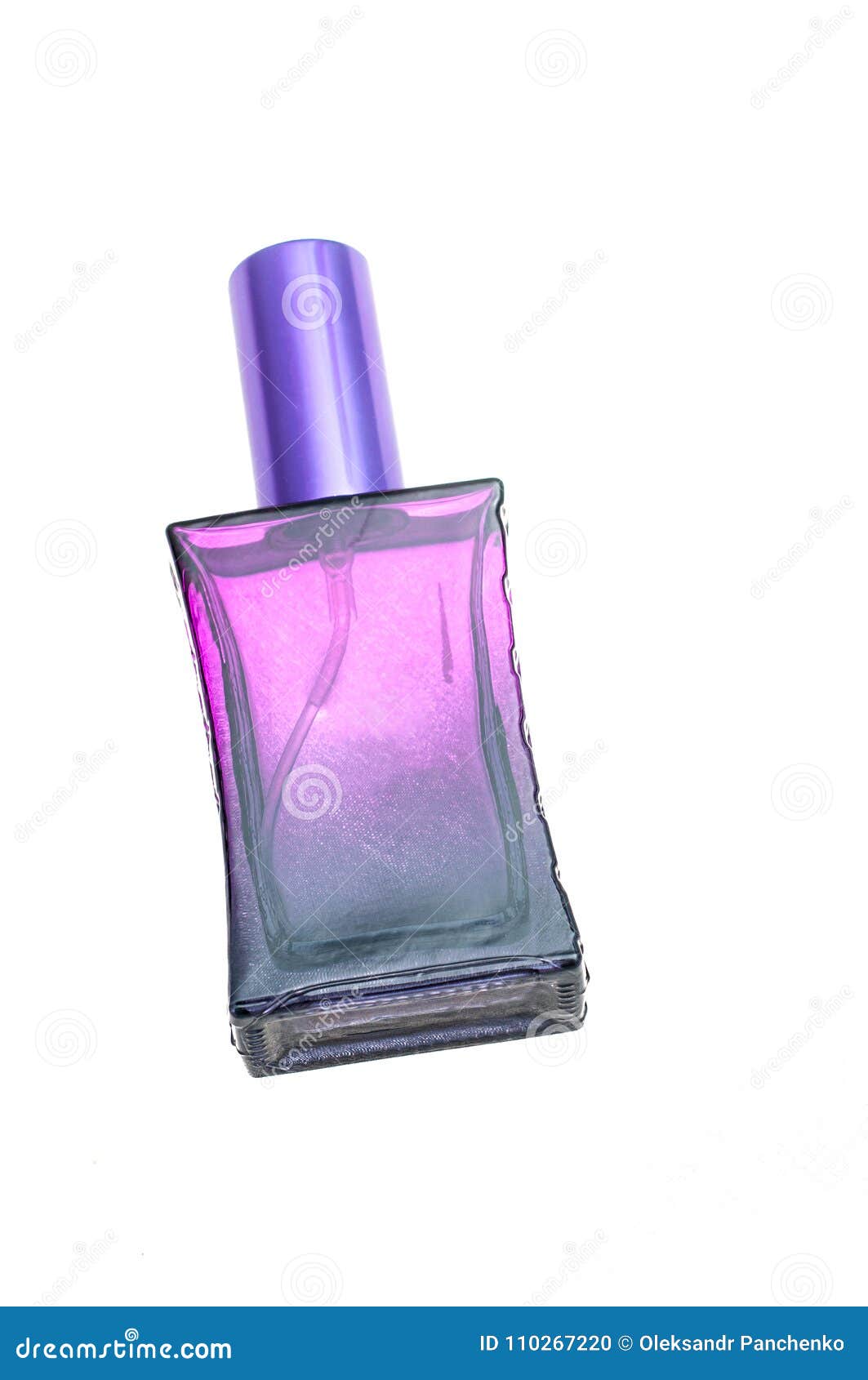 Violet Men`s Cologne Isolated on White Background Stock Photo - Image ...