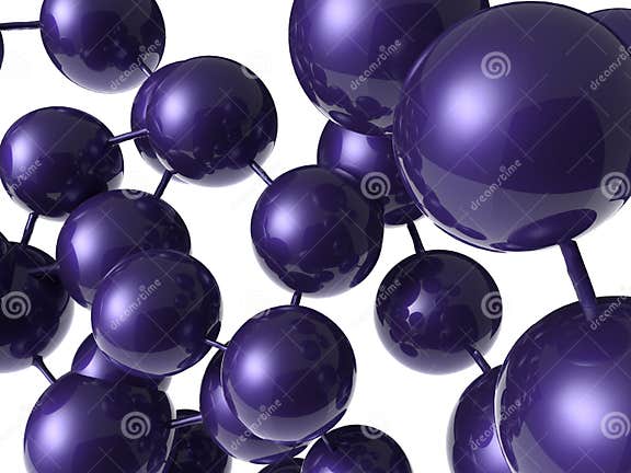 Violet molecule structure stock image. Image of shapes - 79281825