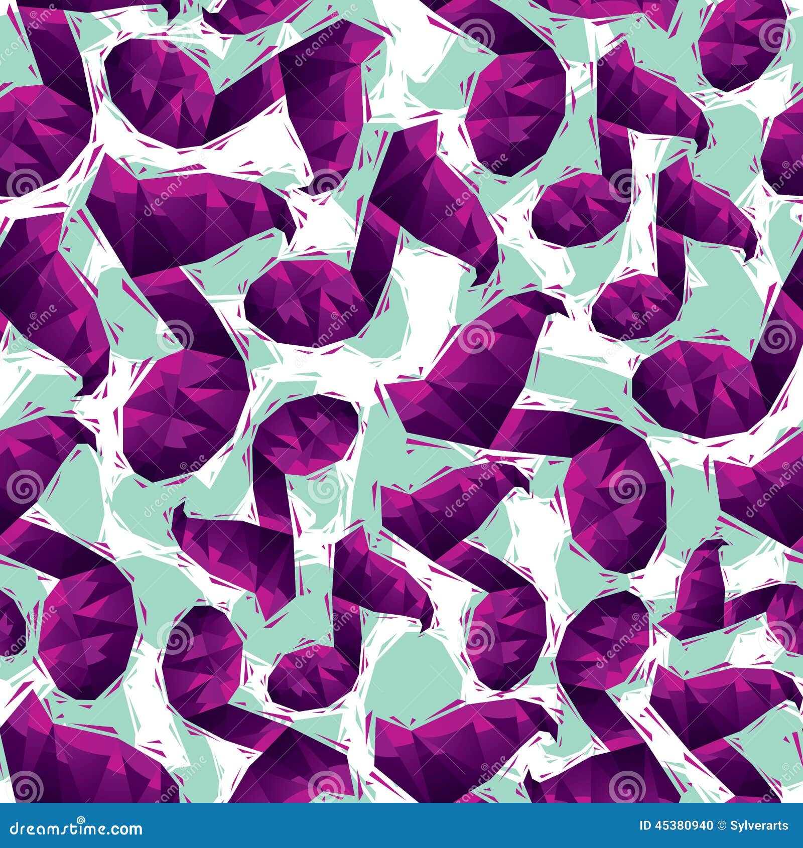 Violet Musical Notes Seamless Pattern, Geometric Stock Vector ...