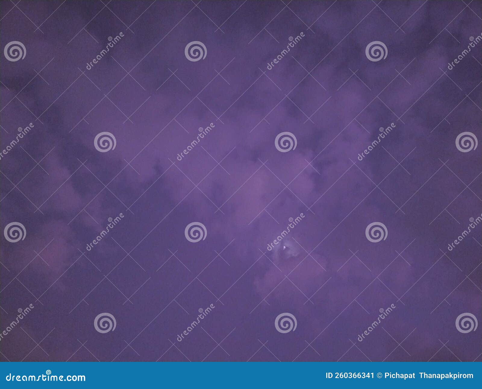 Violet Night Sky with Fluffy Clouds Stock Image - Image of dark, space ...