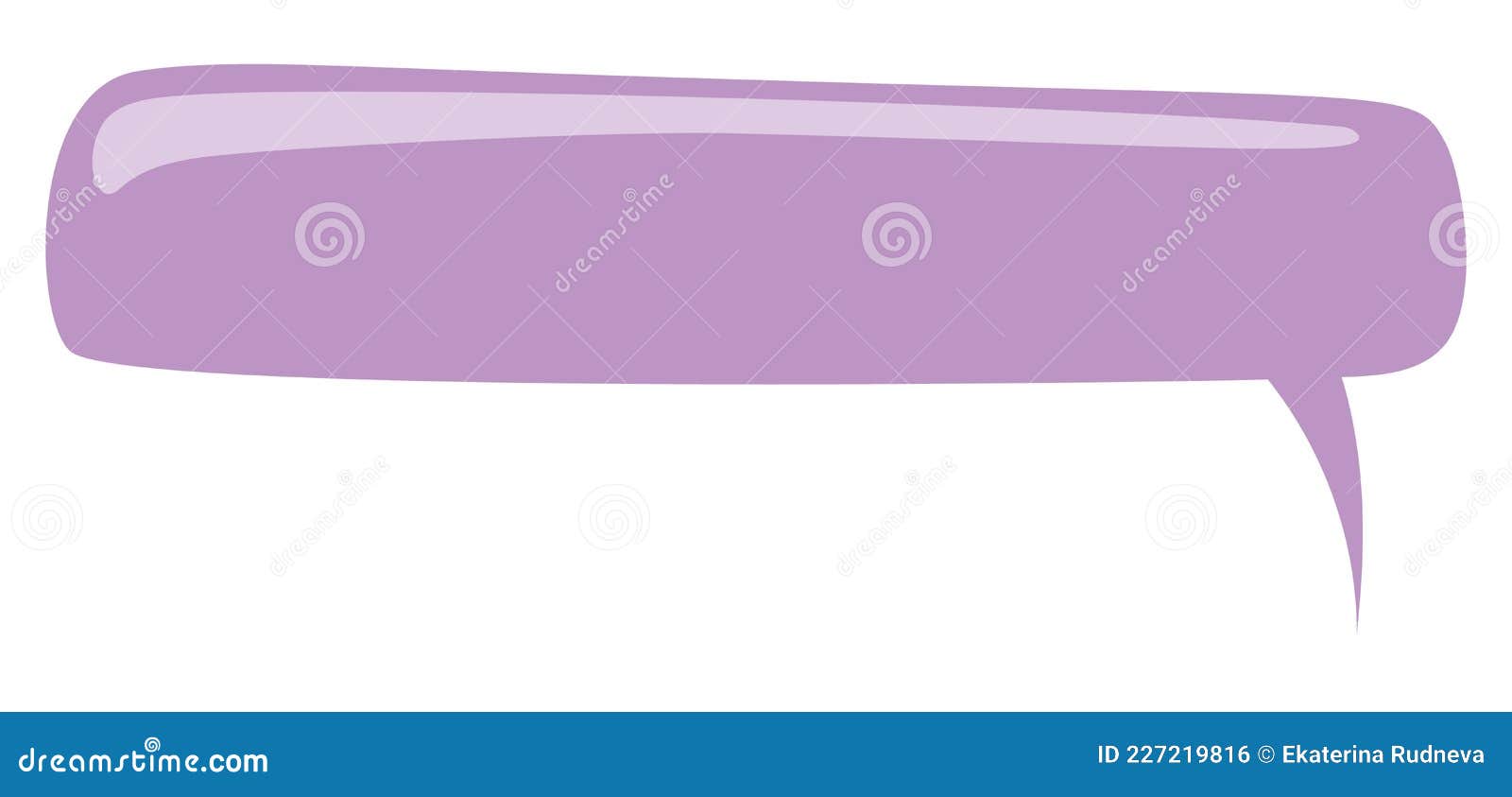 Violet Paper Bubbles for Speech on an White Background. Abstract Design ...